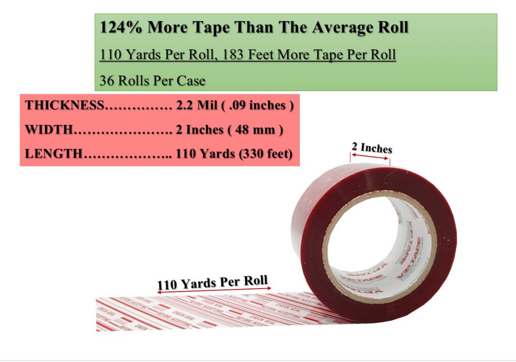 2 inch x 100 yds – VPTAPE